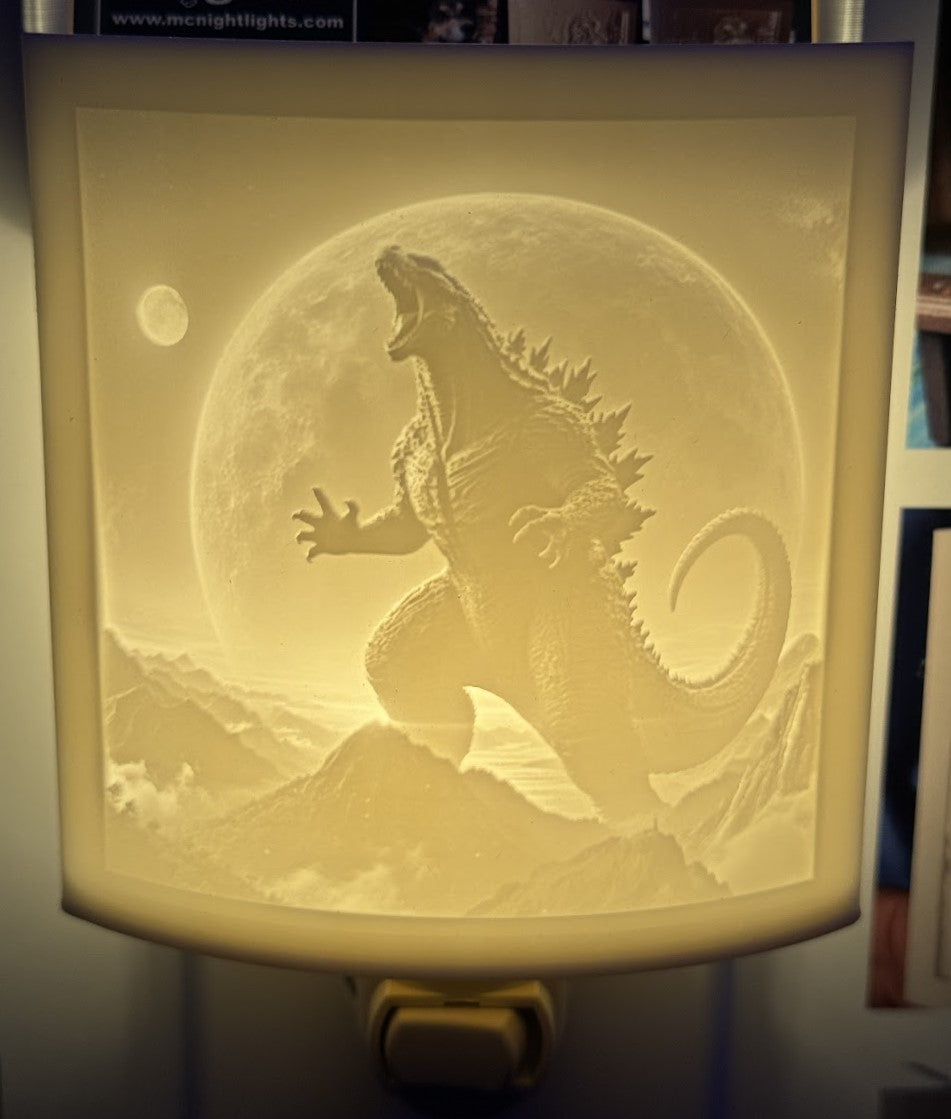 Godzilla by the Moon – McNightLights